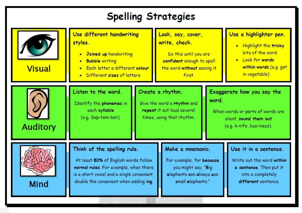 Spelling Strategies | Building Momentum in Schools
