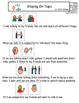 Turn taking / Listening at School (Elementary) | Building Momentum in ...